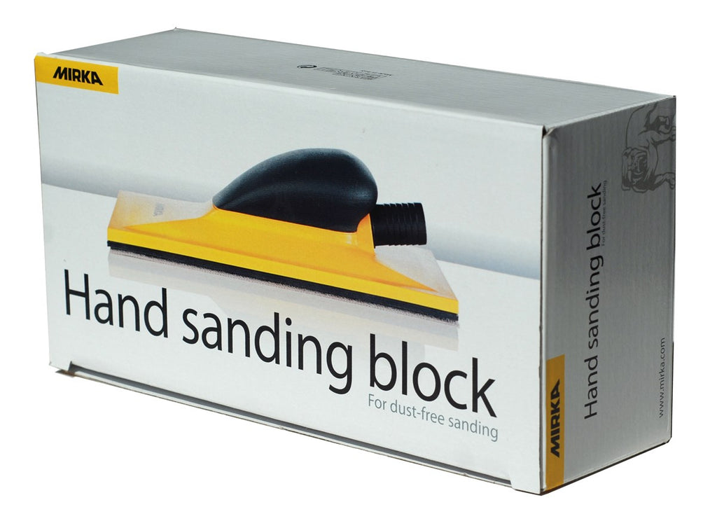 MIRKA 115x230mm YELLOW hand sanding block – Mallee Agencies